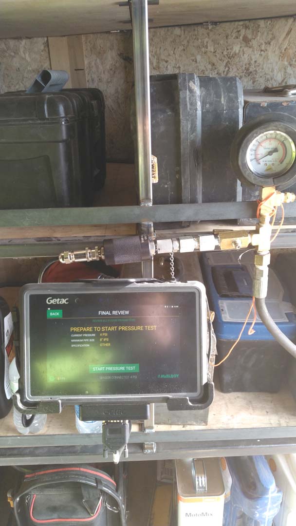 Pressure Testing | Fusion Technologies, Inc.